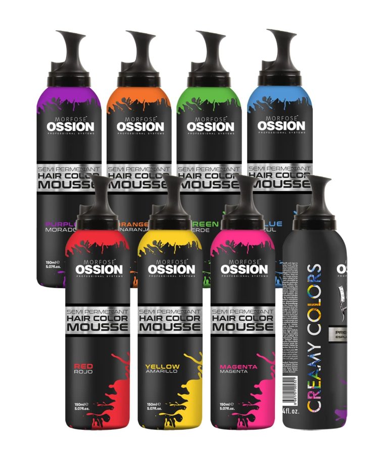 Ossion Premium Barber Line Semi Permanent Hair Coloring Foam Types ...
